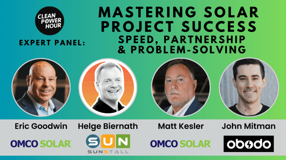 CleanPower Hour Webinar: Mastering Solar Project Success: Speed ...